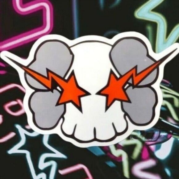 Design | Skull Crossbones Sticker 3x2 | Poshmark